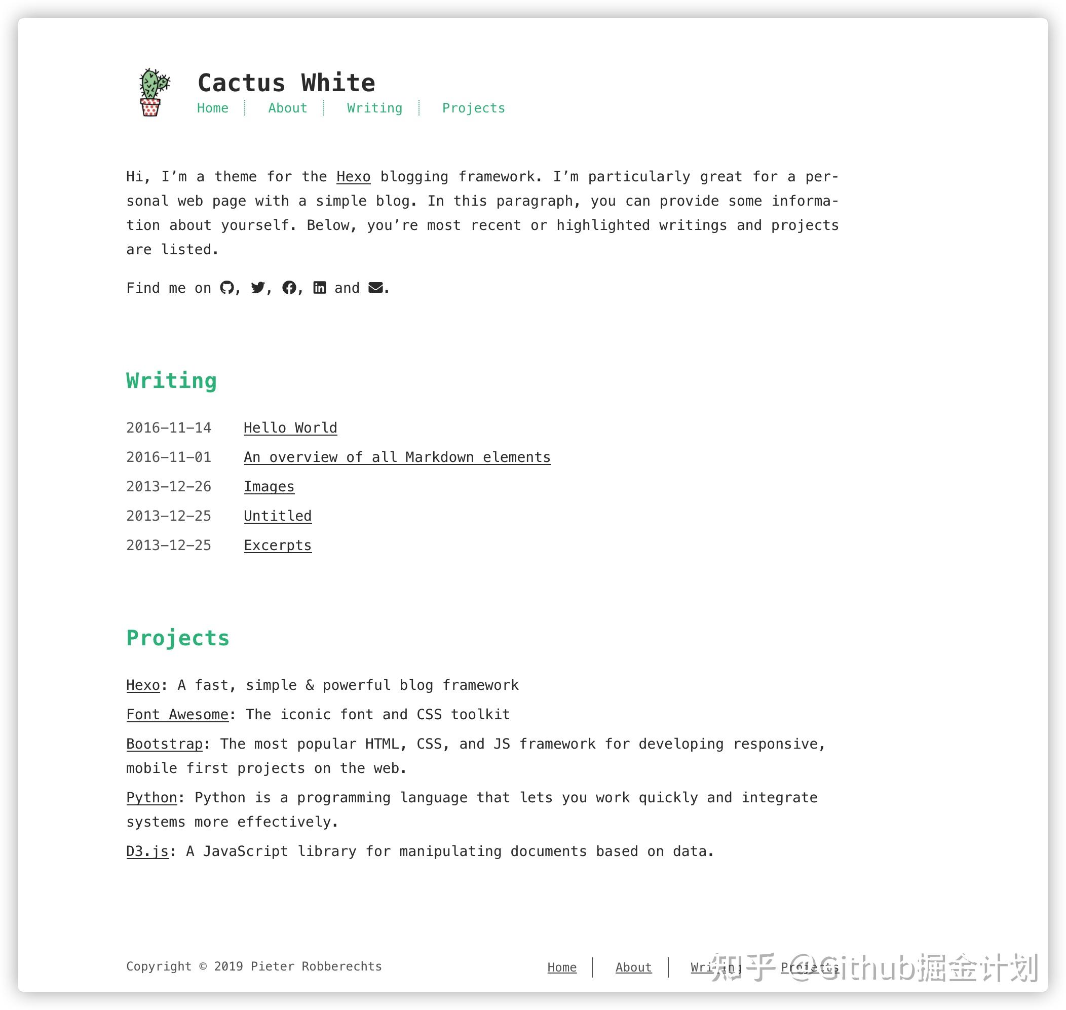 8 款颜值爆赞的 Hexo 主题推荐！快来搭建个人博客玩玩 | Github掘金计划 - 知乎