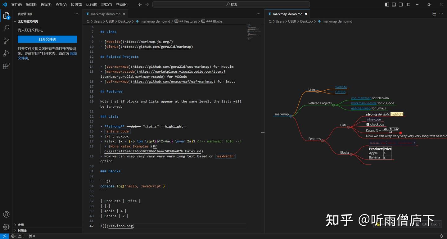 在VScode下画思维导图（1.基于Markmap） - 知乎