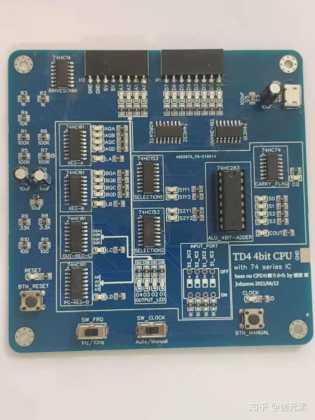 绝佳的数字电子技术实践 TD4 CPU详细教程 - 知乎
