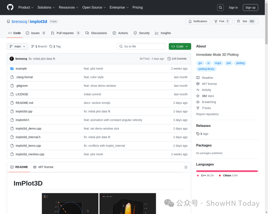 ImPlot3D:一款适用于Dear ImGui的3D绘图库，大大简化了在ImGui中实现3D图形的难度。 - 知乎