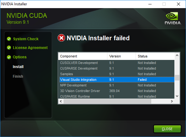 win10+VS 2017 安装 CUDA（Visual Studio Integration失败） - 知乎