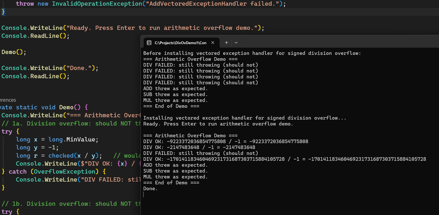 【水】乐了，微软官方实现永远这么突出——把有符号除法改成不抛 OverflowException 的（后篇） - 知乎