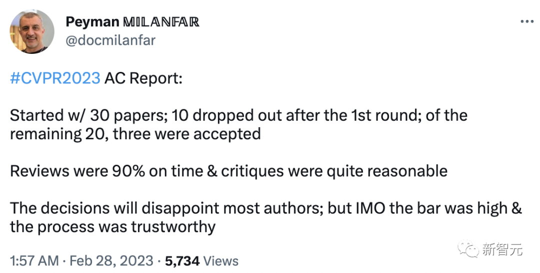 CVPR 2023放榜，录用率25.78%！2360篇论文被接收，提交量暴涨至9155篇 - 知乎