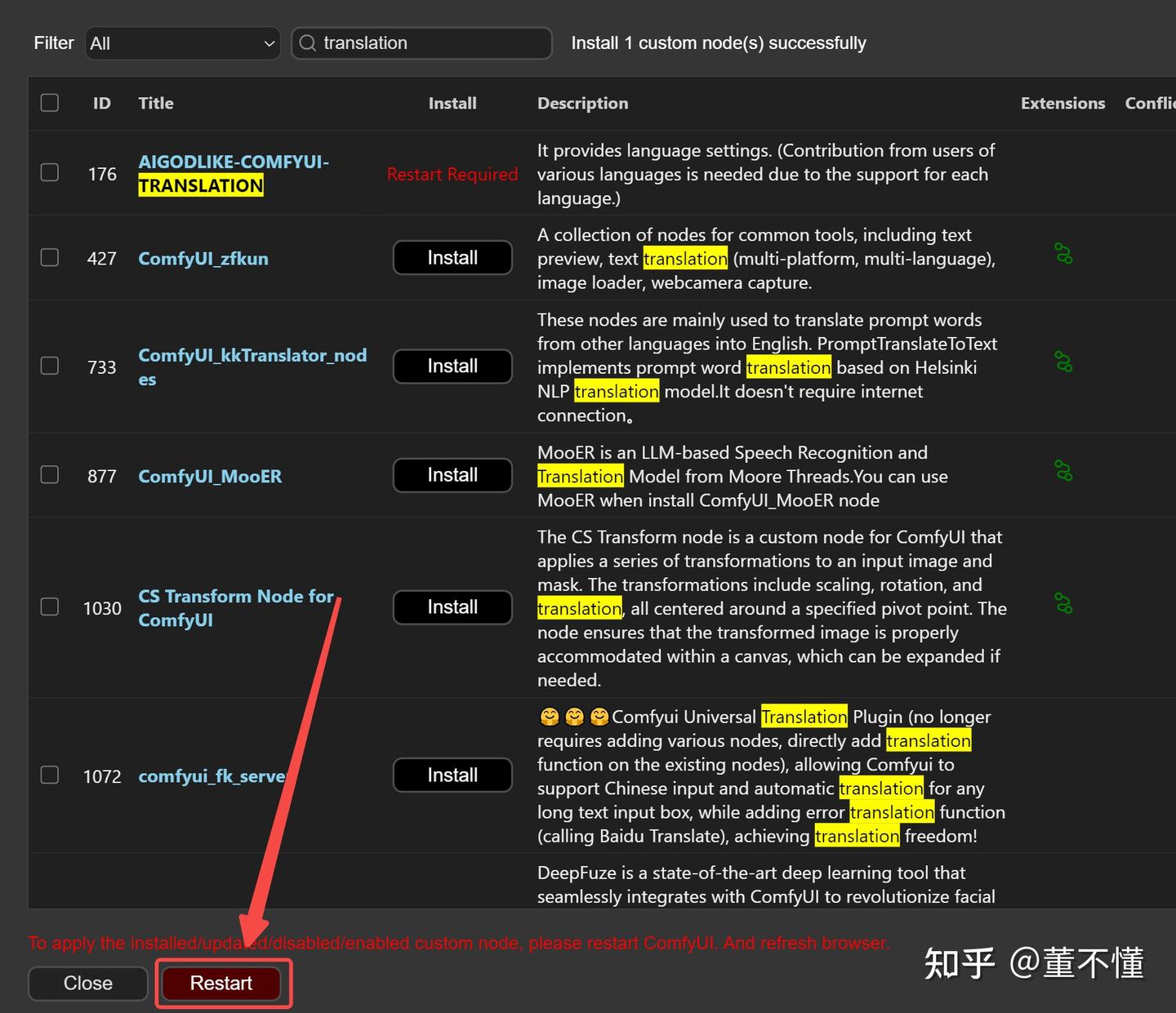 【02】ComfyUI基础 - 管理器的安装汉化监控应用 - 知乎