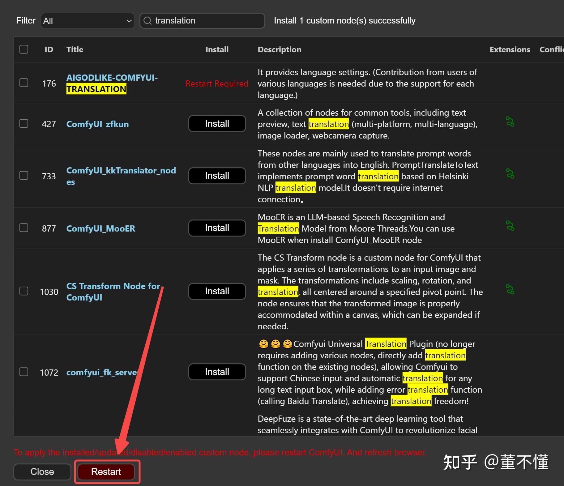 【02】ComfyUI基础 - 管理器的安装汉化监控应用 - 知乎