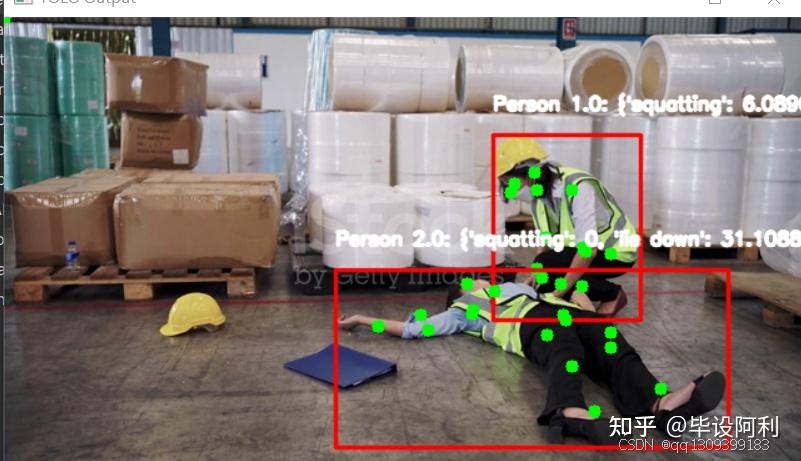 yolov8 pose多人姿态估计+摔倒检测+蹲下检测+跑步检测 - 知乎