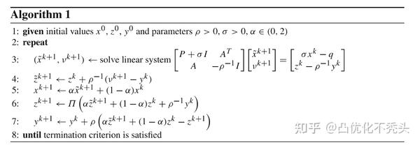 【qp Solver】 Osqp实现(附python源代码) 知乎