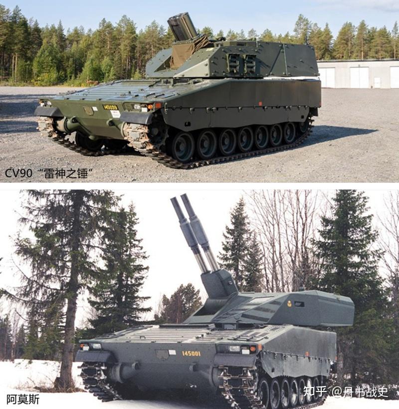 瑞典CV90“雷神之锤”自行迫击炮，双管迫击炮强力输出 - 知乎