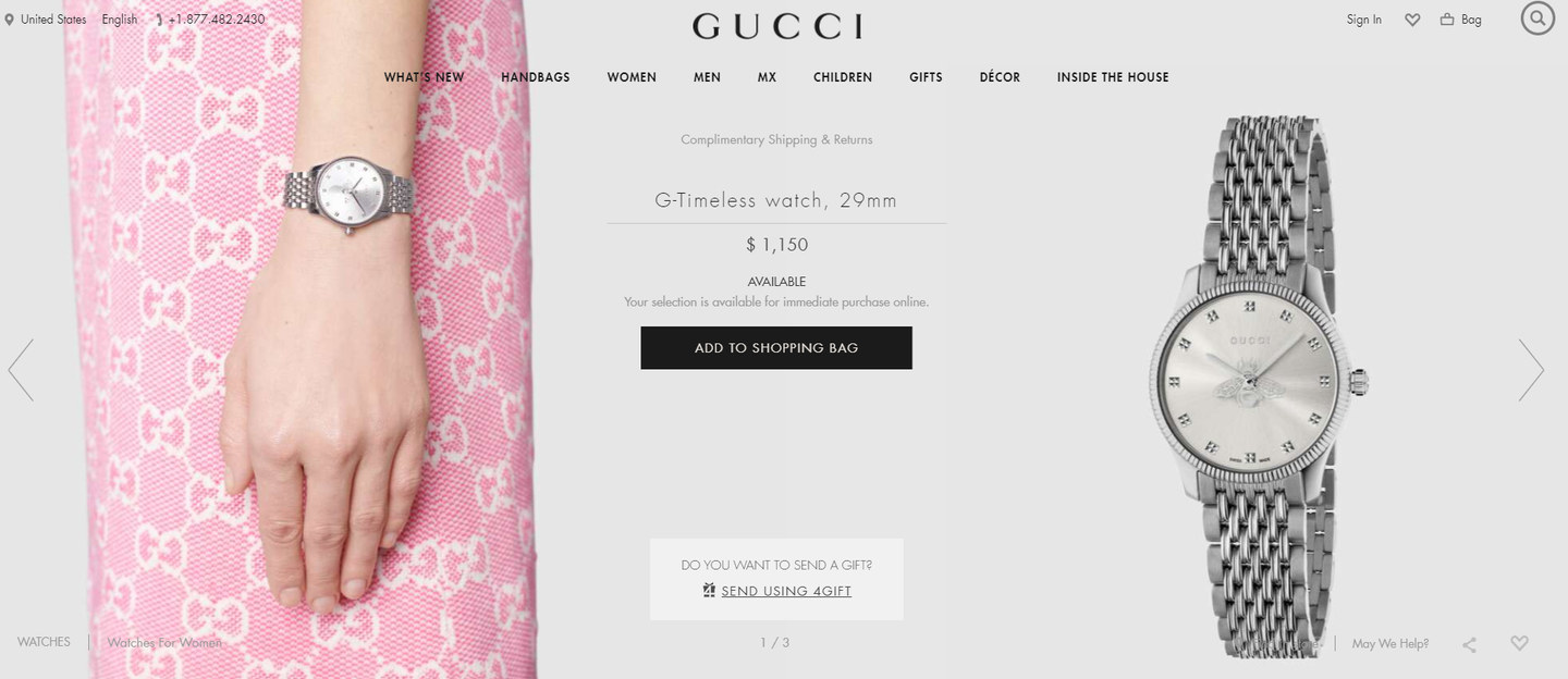 继虚拟试鞋后，Gucci 又推出 AR 手表试戴功能 - 知乎