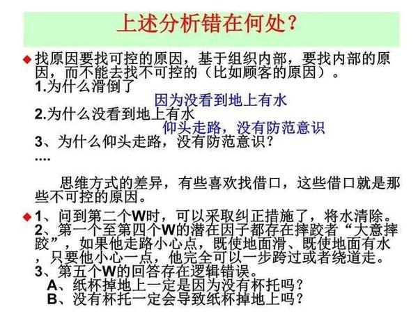 什么是5WHY问题分析法？附44页培训教材PPT（含多个实际案例）-可直接下载编辑档！ - 知乎