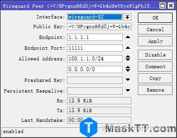 RouterOS点到点 WireGuard隧道 可做节点使用 - 知乎