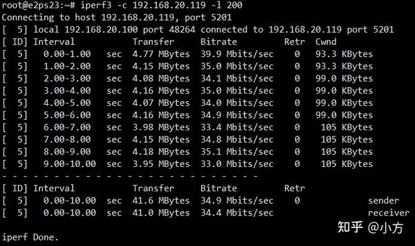 iperf3 -w -l 参数解析 - 知乎