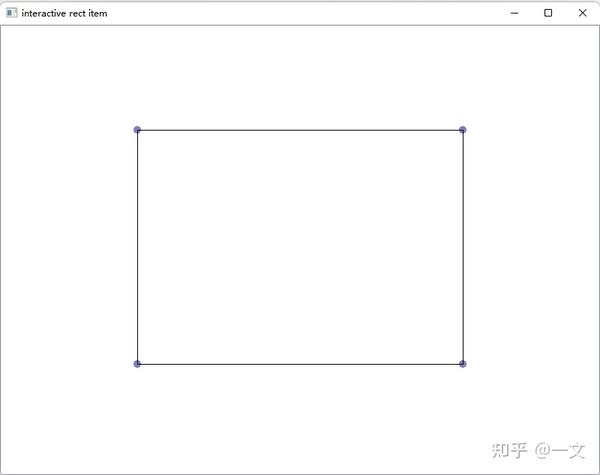 pyqt：继承QGraphicsRectItem绘制可随意缩放的矩形 - 知乎