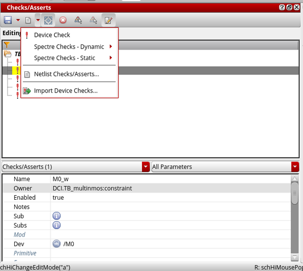 Virtuoso原理图设计检测Asserts/Checks - 知乎