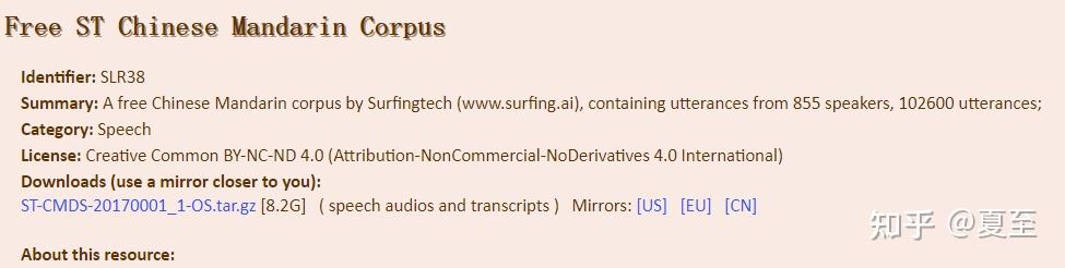 webhub123整理中文语音识别数据集 - 知乎
