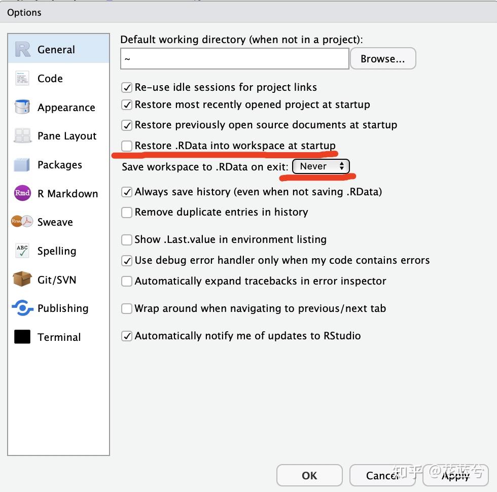 R studio启动巨慢，总是加载global environment怎么办？ - 知乎