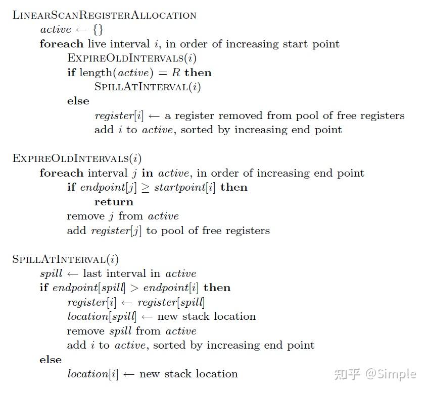 寄存器分配——线性扫描(linear scan) - 知乎