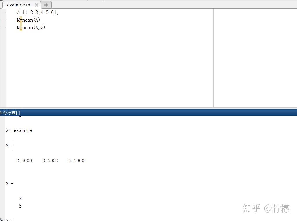 均值和中位数的Matlab函数&&求矩阵的均值 - 知乎