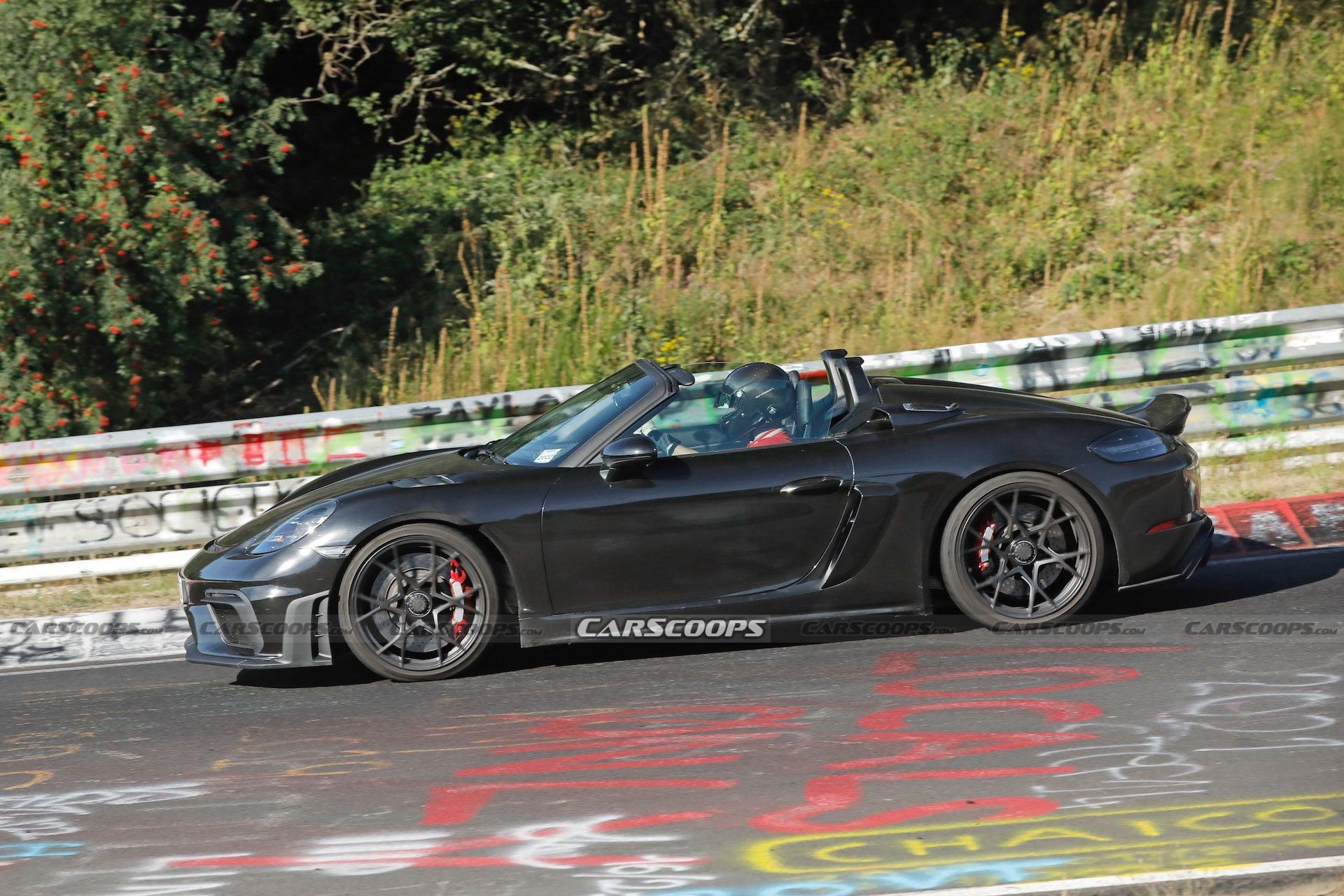 首次暴露敞篷姿态 保时捷718 Spyder RS最新谍照 - 知乎