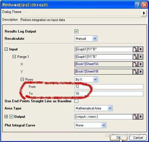 【技能】Origin如何对曲线指定区间积分？ - 知乎