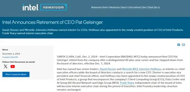 英特尔CEO隐退，IDM 2.0战略面临转折点？ - 知乎