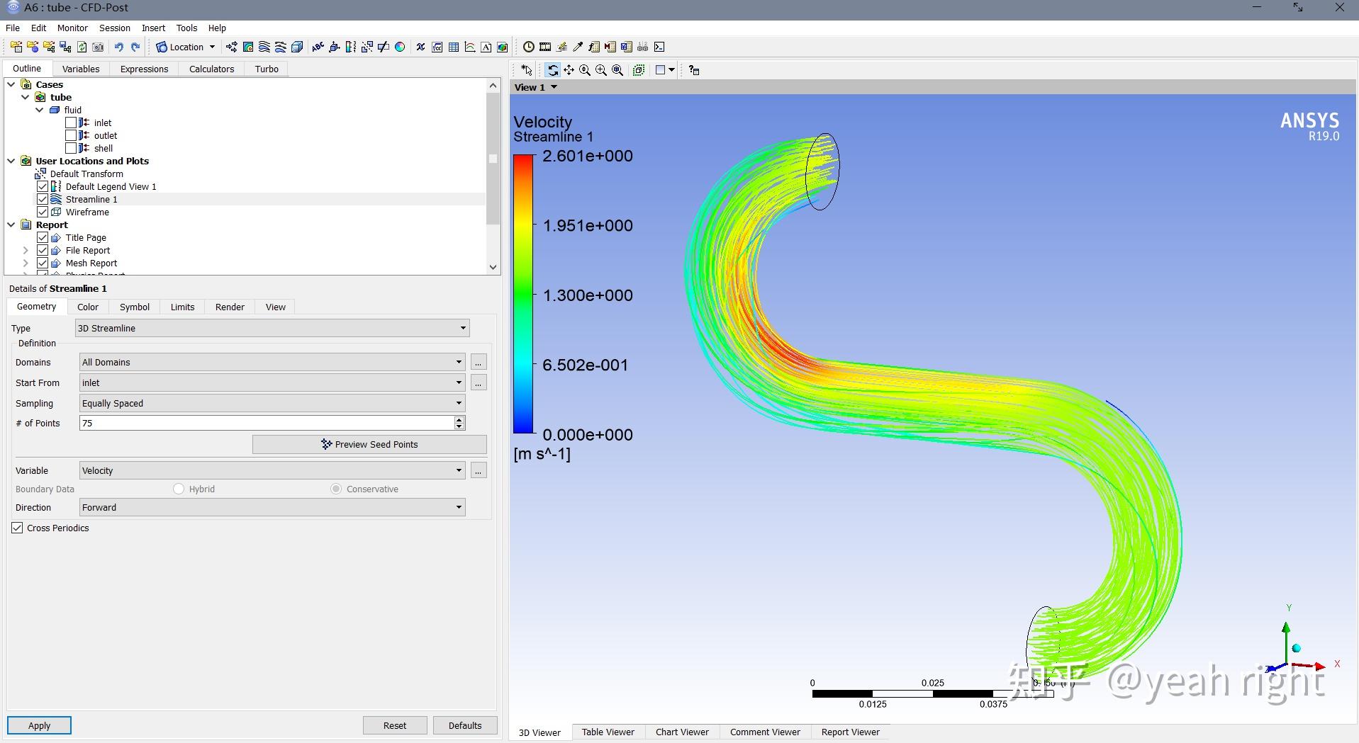 Fluent案例2【三维·管内湍流流动】 - 知乎