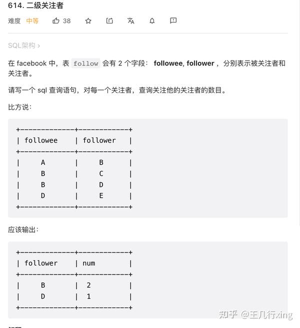 Leetcode 官方70道 Sql 精选题汇总(附mysql代码) 知乎