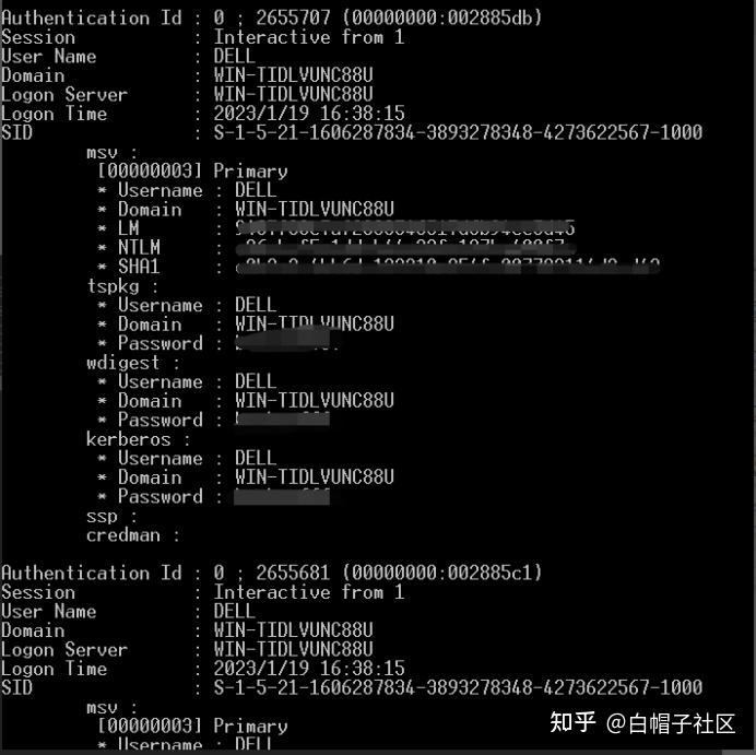 windows下多种密码提取方式 - 知乎