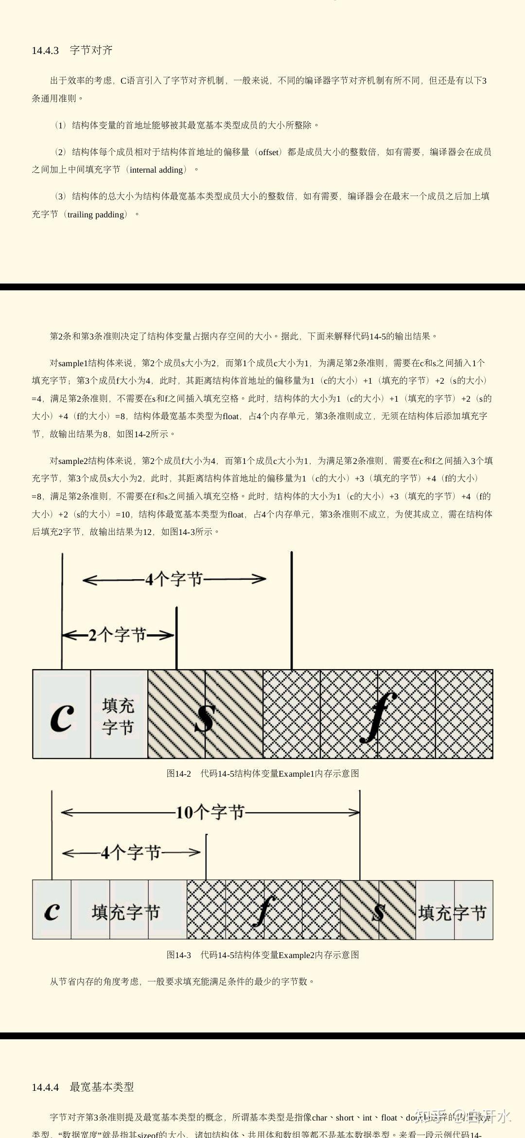 C语言 结构体内存对齐 知乎