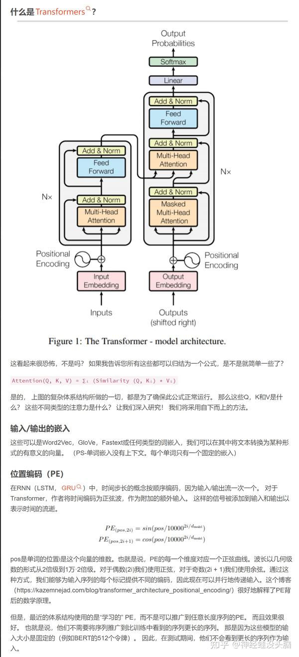 用通俗易懂的方式讲解Transformers - 知乎