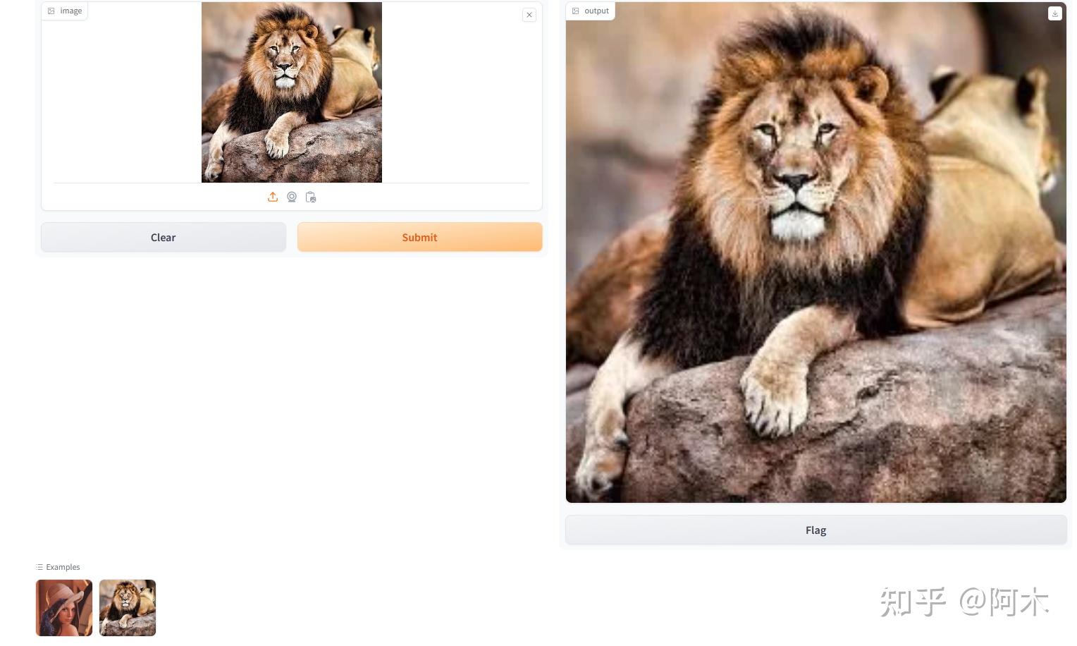 Gradio 学习笔记 02（examples） - 知乎