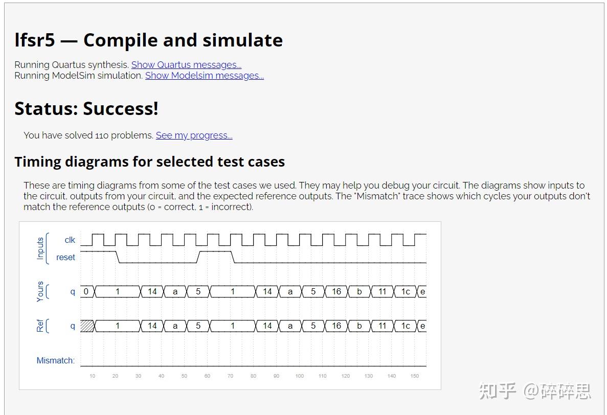 Hdlbits 在线学习 Systemverilog（十七） Problem 106 114（移位寄存器） 知乎
