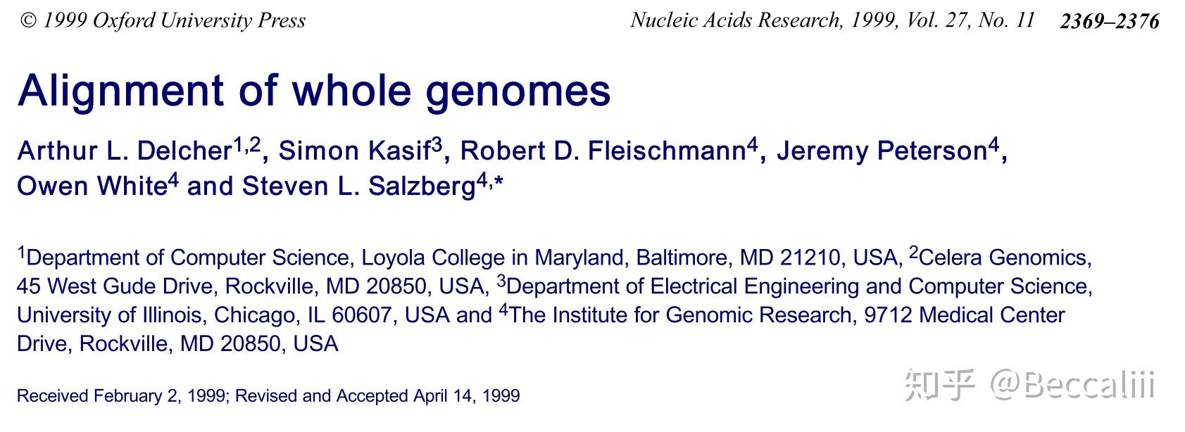 MUMmer- 全基因组比对神器 - 知乎