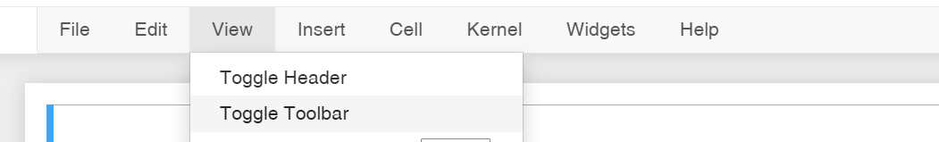 jupyter notebook 的菜单栏消失 - 知乎