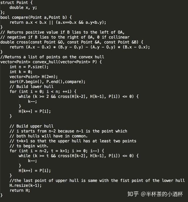 计算几何 凸包convex Hull 知乎