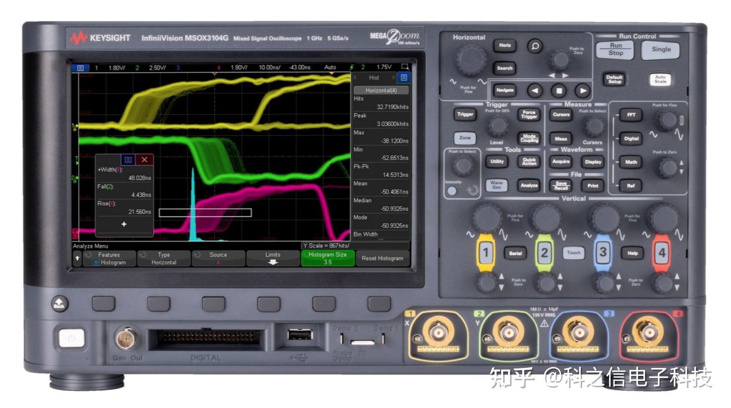 Keysight/是德科技 DSOX3104G DSOX3102G DSOX3054G 示波器 - 知乎
