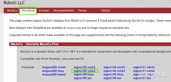 【Mujoco】在Win10下的安装 - 知乎