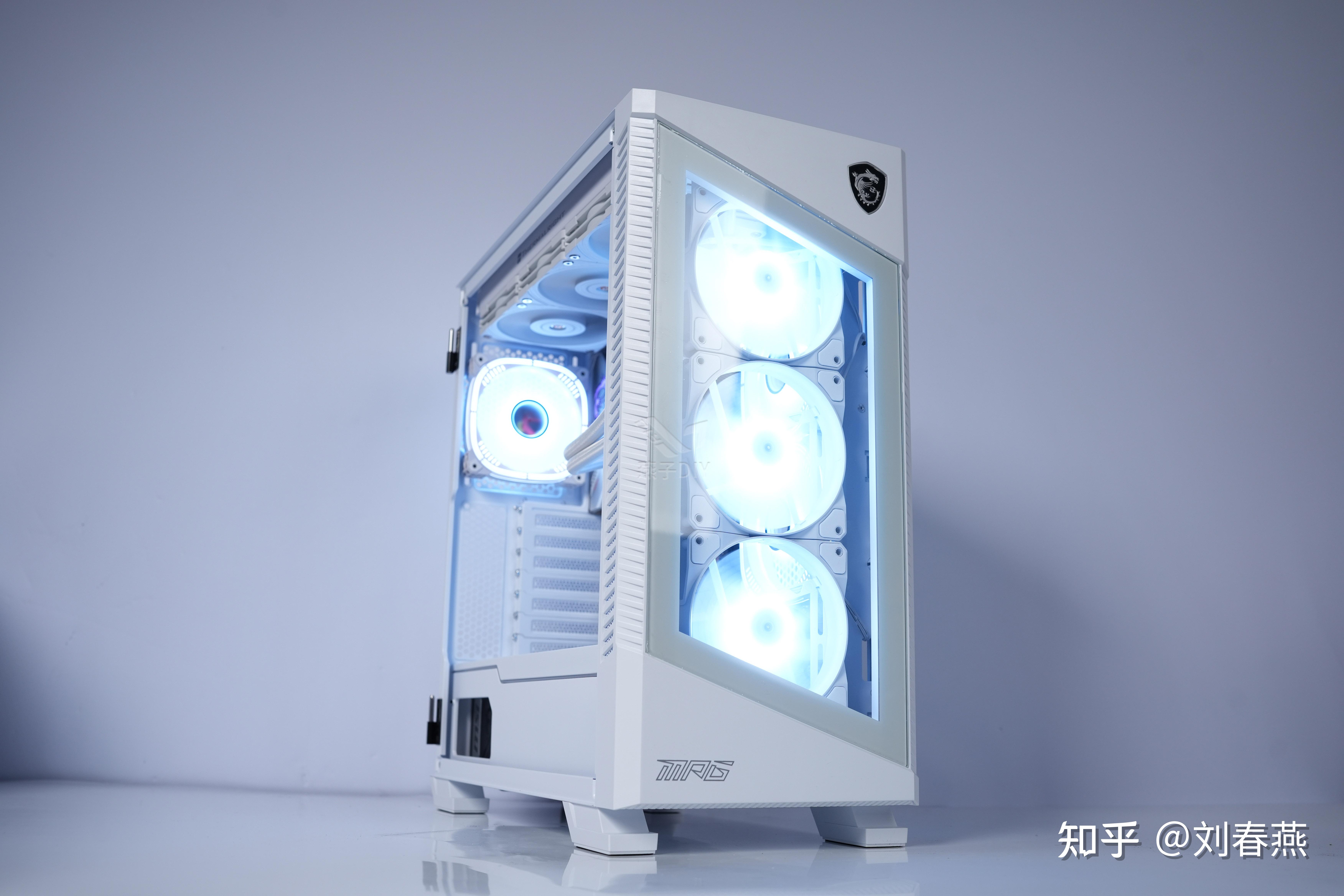 微星 MPG VELOX 100R WHITE 刀锋 机箱( 白色) 装机实拍 - 知乎