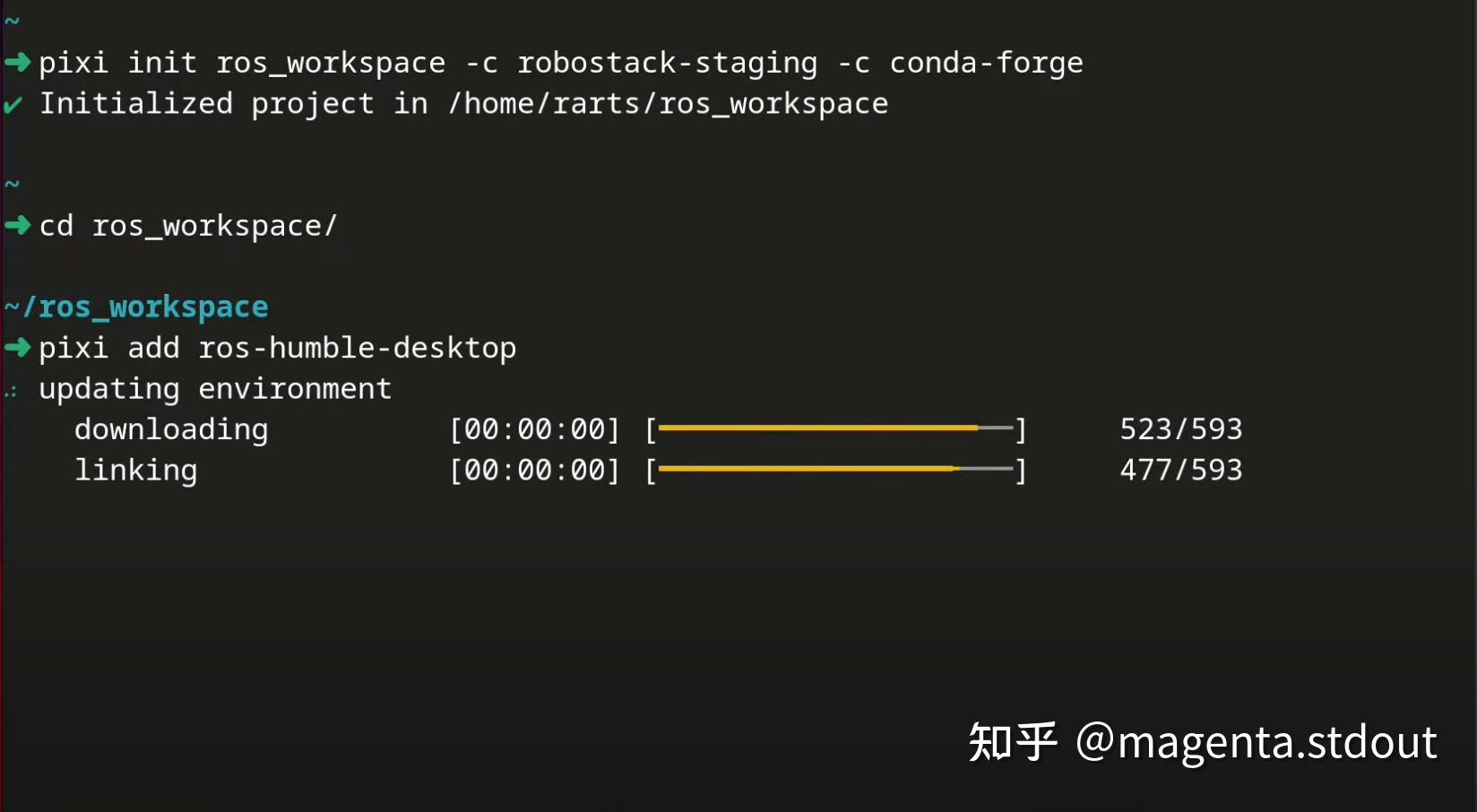 Pixi × RoboStack：让机器人开发更快、更稳、更可复现 - 知乎