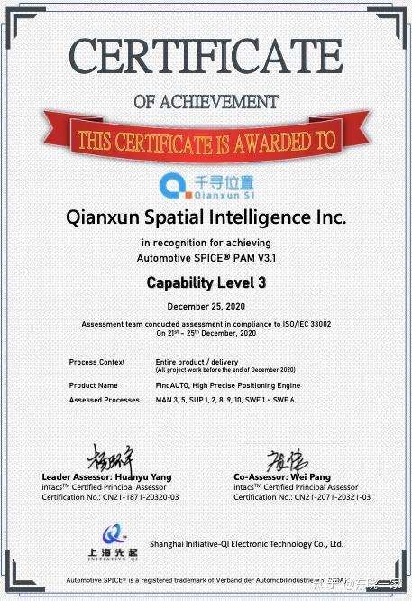 国内通过ASPICE CL3认证的公司列表 - 知乎