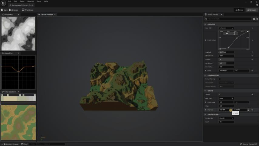 【UE5】给Landscape加一点料-地形篇（二）-地形生成 - 知乎