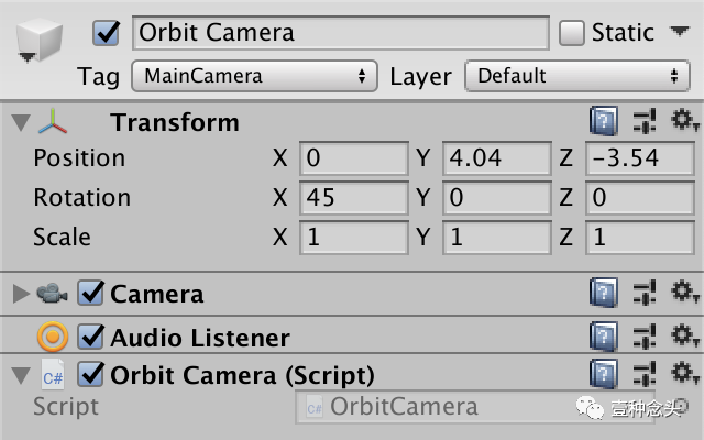 Unity基础教程-物体运动（四）——轨道摄像机（Relative Control） - 知乎