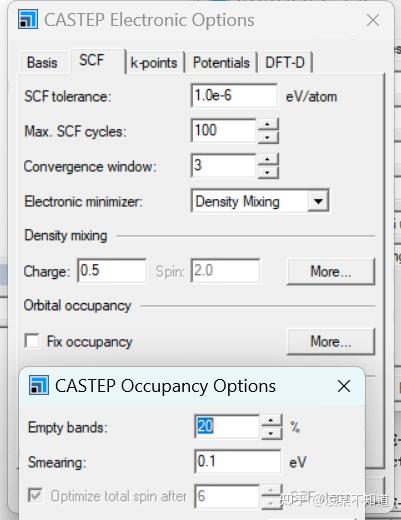 Material Studio 2019 软件中CASTEP模块的参数解读系列 - 知乎