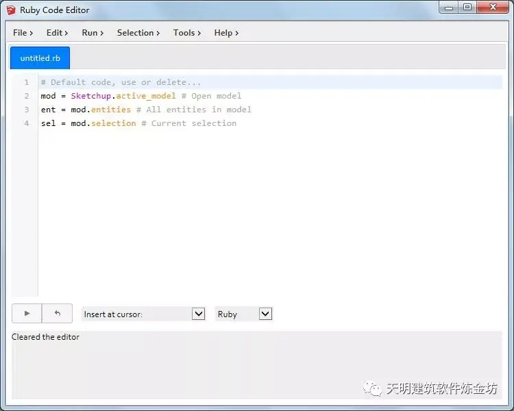 SketchUp中Ruby的使用方法 - 知乎