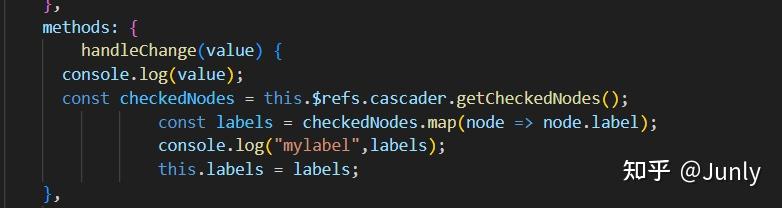 el-cascader获取任意结点的label值 - 知乎