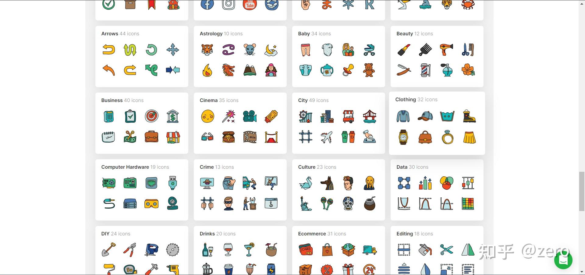 分享43个前端、设计师常用优质的图标资源 - 知乎