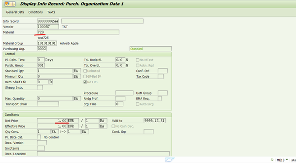 SAP MM初阶事务代码MEK1维护PB00价格 - 知乎