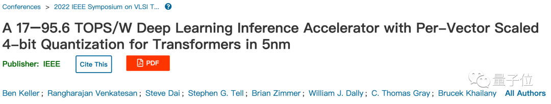 英伟达首席科学家：5nm 实验芯片用 INT4 达到 INT8 的精度 - 知乎