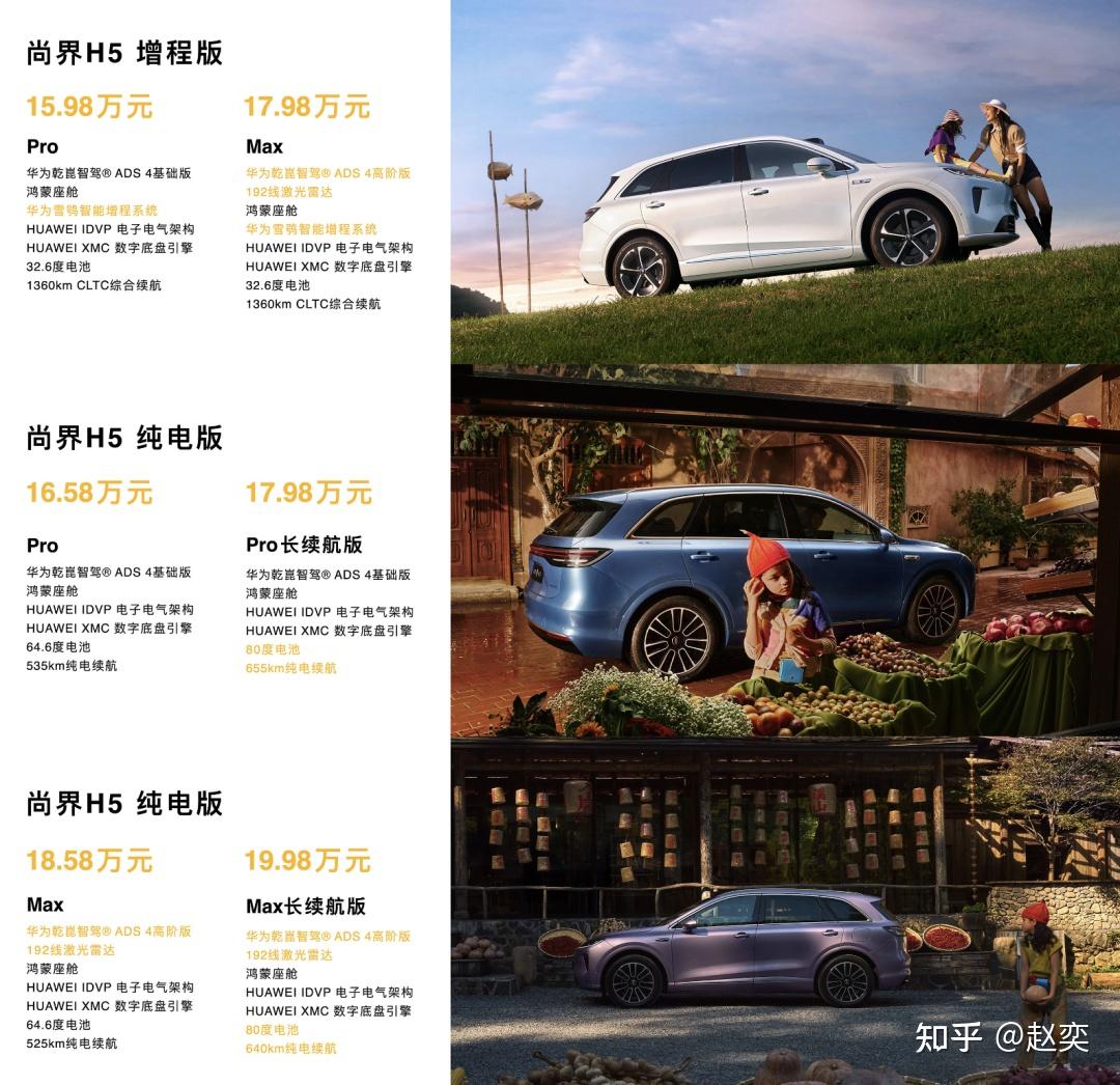 尚界H5、问界M7、问界M9三车齐发，鸿蒙智行要横扫15万到50万？ - 知乎