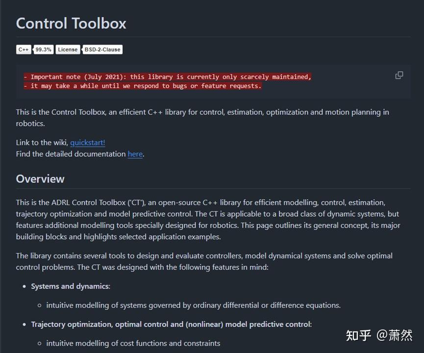 控制系统编程开源C/C++库 - 知乎